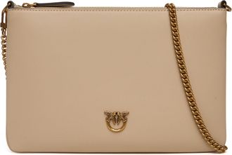 Pinko Handtasche PINKO Flat Classic AI 25-26 PCPL 100455 A0F1 Beige