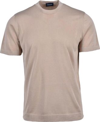 Drumohr Homme, Pulls, Beige, Taille: L Maglioncino Girocollo