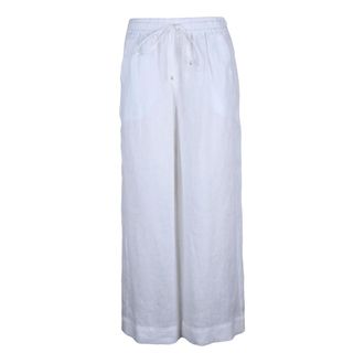 Marella Femme, Pantalons, Blanc, Taille: 38 FR Mattino Wide Pantalons