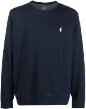 Polo Ralph Lauren Homme, Sweatshirts et sweats &agrave; capuche, Bleu, Taille: S 30/1 Double Knit SweaT-shirt