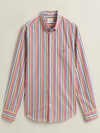 GANT Popeline-Hemd aus Baumwolle mit farbigem Streifenmuster in