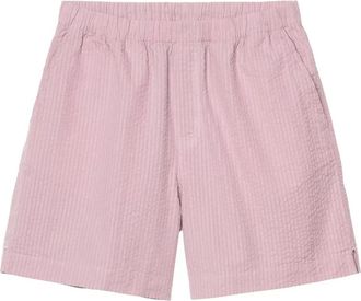 Carhartt Work in Progress Femme, Shorts, Rose, Taille: 42 FR Short à rayures Toland en Pink Fog