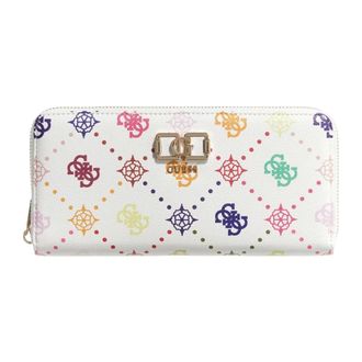 Guess Femme, Accessoires, Multicolore, Taille: ONE Size Emelie 4G Logo Wallet