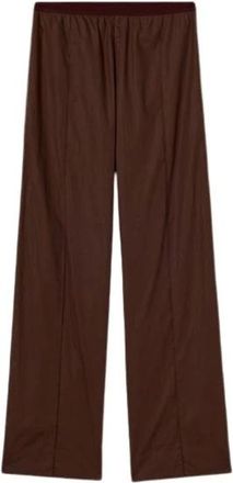Plan C Plan C, Femme, Pantalons, Brun, Taille: 42 FR Pantalon Large &agrave; Taille &Eacute;lastiqu&eacute;e
