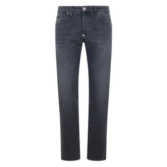 Philipp Plein Herren, Jeans, Schwarzk, W36Gr&ouml;&szlig;e