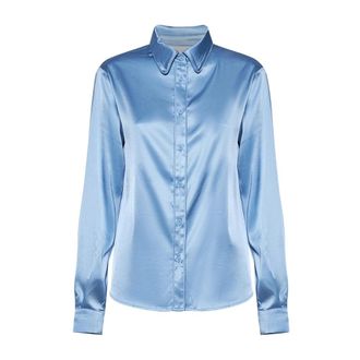 Silvian Heach Damen, Blusen & Hemden, Blau, 2XSGr&ouml;&szlig;e