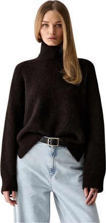 Gestuz Femme, Pulls, Brun, Taille: 36 FR Col roul&eacute;s