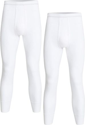 CON-TA Herren-Unterhose, lang 2er-Pack Doppelripp wei&szlig; Gr&ouml;&szlig;e 10