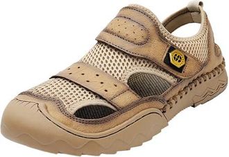 Generic Sandales de trekking pour femme - En maille respirante - Bout fermé - Pour lextérieur - En cuir synthétique - Chaussures de randonnée - Pour lété, kak