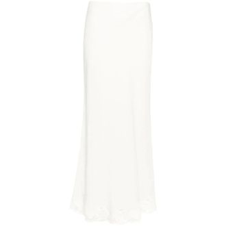Rixo Rixo, Femme, Jupes, Blanc, Taille: 38 FR Crystal Midi Skirt