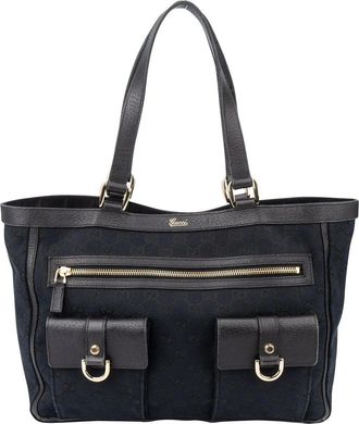 Gucci Crossbody Bags - Gucci GG Monogram Abbey Handbag - Gr. unisize - in Schwarz - f&uuml;r Damen