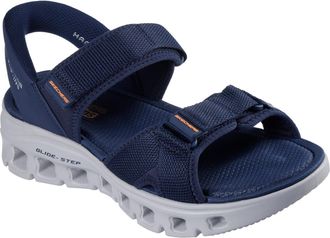 Skechers Herren Glide-Step Pro Salvoe Sandale, Navy Textile/Pu, 46.5 EU