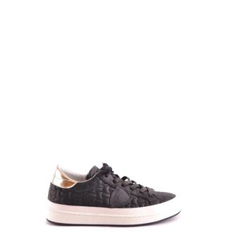 Philippe Model Schwarze Ledersneaker f&uuml;r Frauen - - Shoes - Damen - Schwarzk - 36 EU