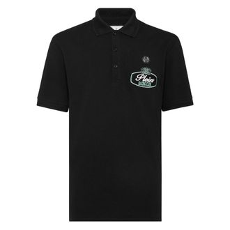Philipp Plein Homme, Tops, Noir, Taille: XL Polo Racing
