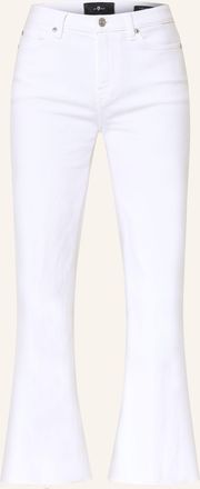 7 For All Mankind Cropped Jeans Cropped Dojo weiss