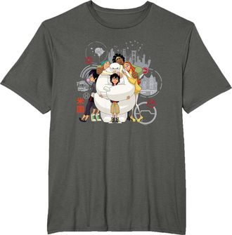 Disney Big Hero 6 Baymax Group Hug T-Shirt
