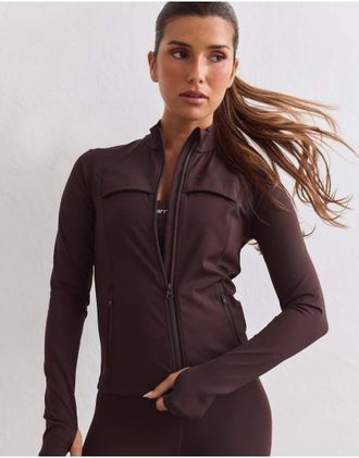 Aim'n veste sculptante chocolat-Marron
