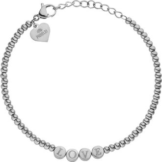 Purelei Armband - Armband Spread Love - Gr. ONE SIZE - in Silber - f&uuml;r Damen