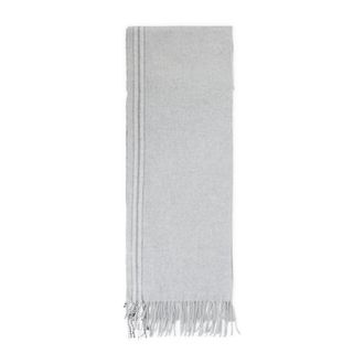 Brunello Cucinelli Seidenschal - - Accessories - Damen - Grau - ONE SIZE