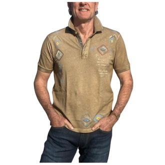 Bob Homme, Tops, Brun, Taille: 3XL Double Polo