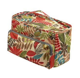 Generic Garn-Aufbewahrungstasche Mit Ahornbl&auml;ttern, Stricktasche, Orange, Quadratisch, for Garn, Wolle, H&auml;kelnadeln, Nadeln(Khaki Bag)