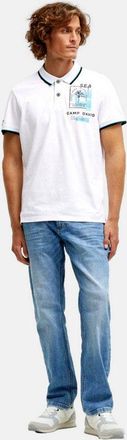 Camp David Poloshirt Poloshirt Oceanfront Kurzarmshirt mit Polokragen (1-tlg., 1)