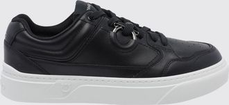 Ferragamo Sneaker aus Kalbsleder mit Gancini-Logo und perforierter Spitze