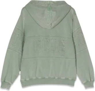 GCDS Cotton Hoodie - Green