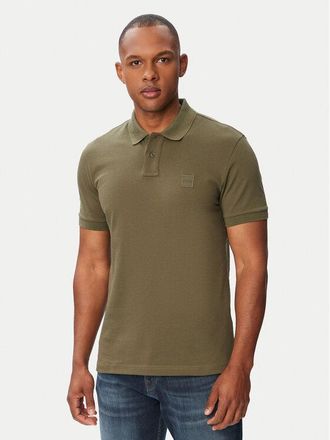 HUGO BOSS Poloshirt Passenger 50507803 Dunkelgr&uuml;n Slim Fit