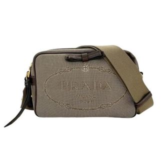 Prada Pre-owned Vintage Canvas Crossbody Bag - - Pre-owned - Damen - Beige - ONE SIZE