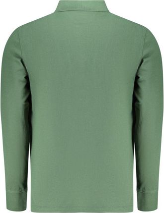 Timberland Long-Sleeved Cotton Polo Shirt - Green
