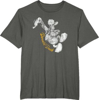 Disney Donald Duck Dance Classic Vintage Retro Distressed T-Shirt