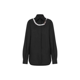Moschino Damen, Blusen & Hemden, Schwarzk, 2XLGr&ouml;&szlig;e