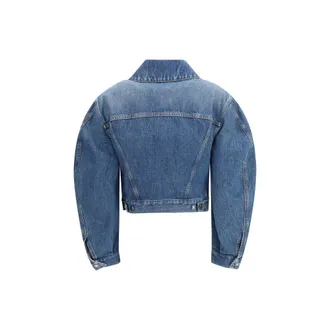 Givenchy Womens Blue Cotton Denim Jacket Clothing