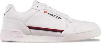 Lotto Chaussures Unisexes pour Adulte, Couleur Rouge/Blanc, 46 EU, Couleur : Rouge, Blanc., 46 EU