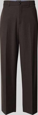 Scotch & Soda Straight Fit Stoffhose mit B&uuml;gelfalten