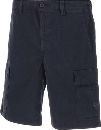 HUGO BOSS Homme, Shorts, Bleu, Taille: W35 Sisla_Cargo