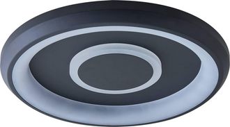 Lindby LED Deckenlampe Smart Home, dimmbar RGB Licht wechselbare Lichtfarbe CCT (2700-6500K) Tuya App Steuerung Wohnzimmerlampe Deckenleuchte