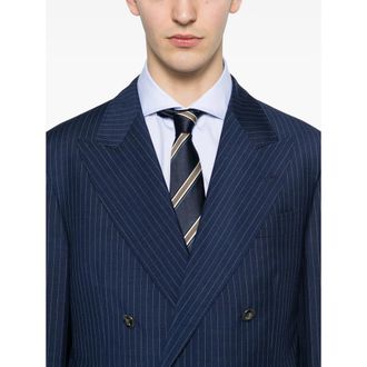 Brunello Cucinelli Pinstripe Double-breasted Blazer