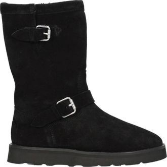 Kenzo Femme, Chaussures, Noir, Taille: 39 EU Bottines en Cuir Noir