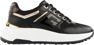 Guess Femme, Chaussures, Noir, Taille: 38 EU Fonzi Baskets