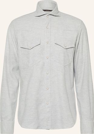 Windsor Windsor. Overshirt Lennio Aus Flanell grau
