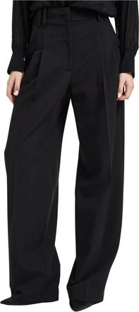 Patrizia Pepe Femme, Pantalons, Noir, Taille: 34 FR Wide Pantalons