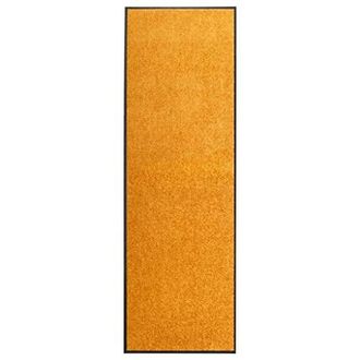 vidaXL Paillasson Lavable Tapis de Couloir Paillasson dEntr&eacute;e Tapis de Porte Tapis de Bienvenue Int&eacute;rieur Ext&eacute;rieur Antid&eacute;rapant Orange 60x180 cm