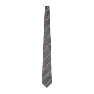 Brunello Cucinelli Gestreifte Krawatte - - Accessories - Herren - Braun - ONE SIZE