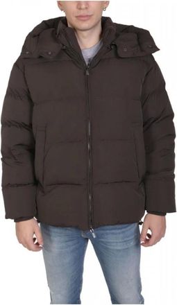 Emporio Armani Homme, Vestes, Brun, Taille: 2XL Emporio Armani - Veste > Vestes dhiver