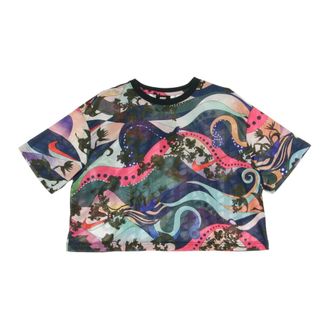 Nike Femme, Tops, Multicolore, Taille: 38 FR T-shirt court Mystic Stone