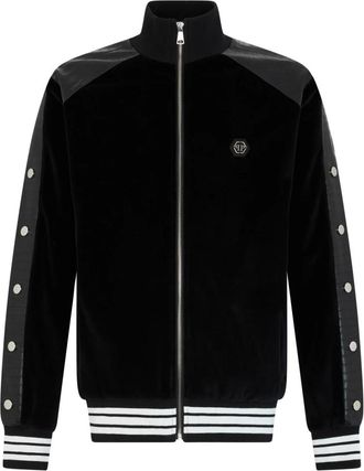 Philipp Plein Jogging Jacket Cocco - - Sweatshirts & Hoodies - Herren - Schwarzk - 5XL