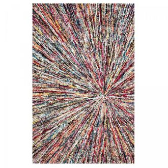 Un amour de tapis Unamourdetapis - Tapis salon et chambre 120x170 multicolore rectangle tiss&eacute; motif ethnique LYN6 impact