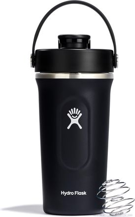 Hydro Flask Insulated Shaker Bottle - 709 ml (24 oz) isolierte Shaker-Flasche für Proteinshakes, Nahrungsergänzungen und mehr - Black
